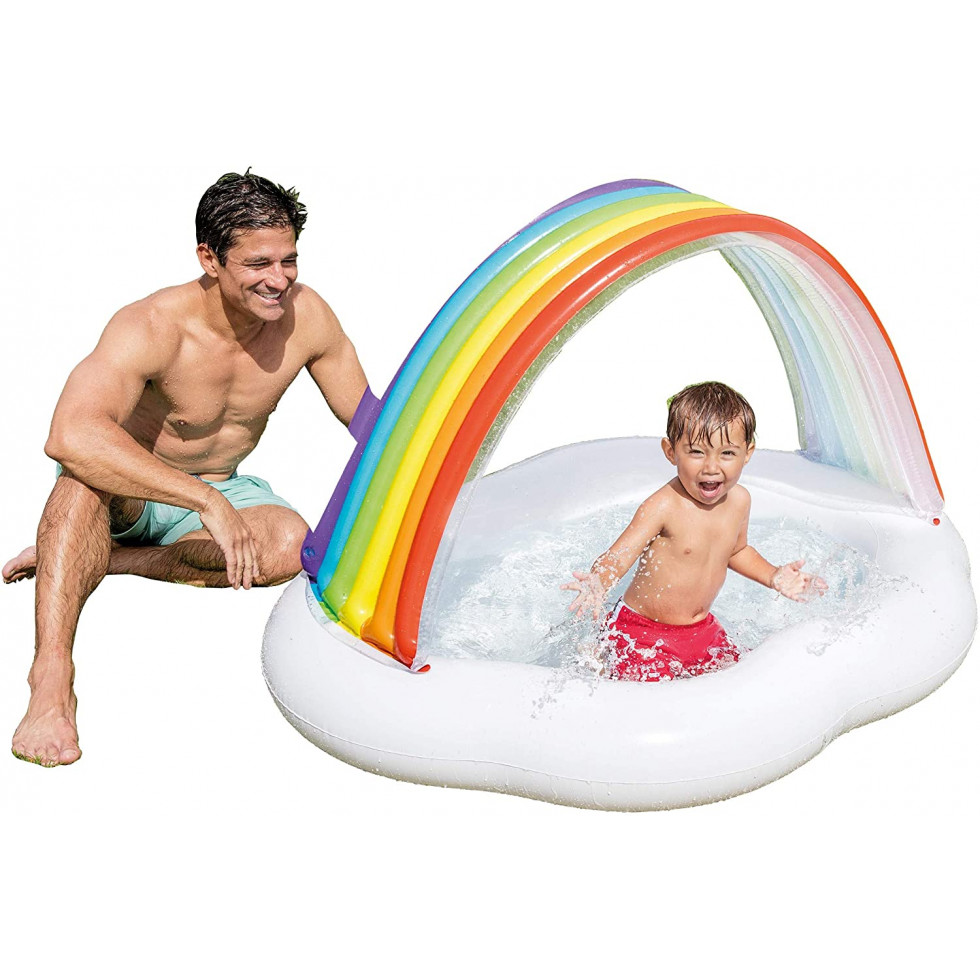 PISCINA BABY ARCOBALENO CM.142X119X84